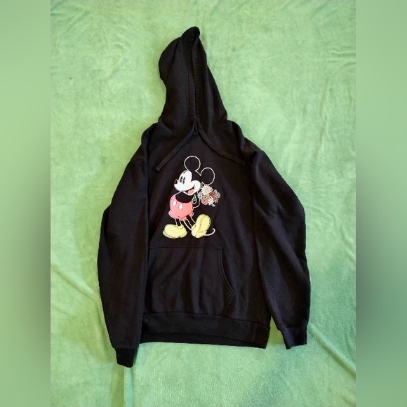 Disney | Jackets & Coats | Disney Mickey Mouse Black Hoodie | Poshmark